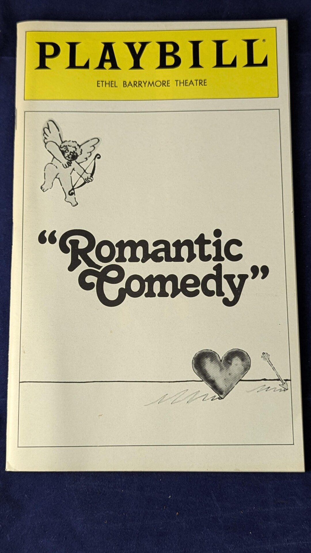 Playbill Ethel Barrymore Theatre "romantic Comedy" 2-2-1980 - Etsy