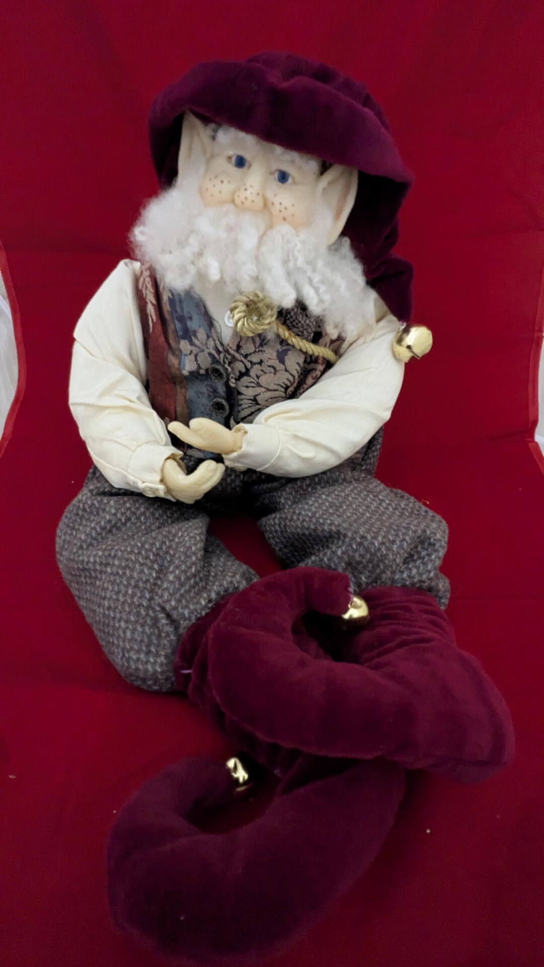 Vintage Style Santa Claus Figurine Old World Mountain Man Santa - Etsy