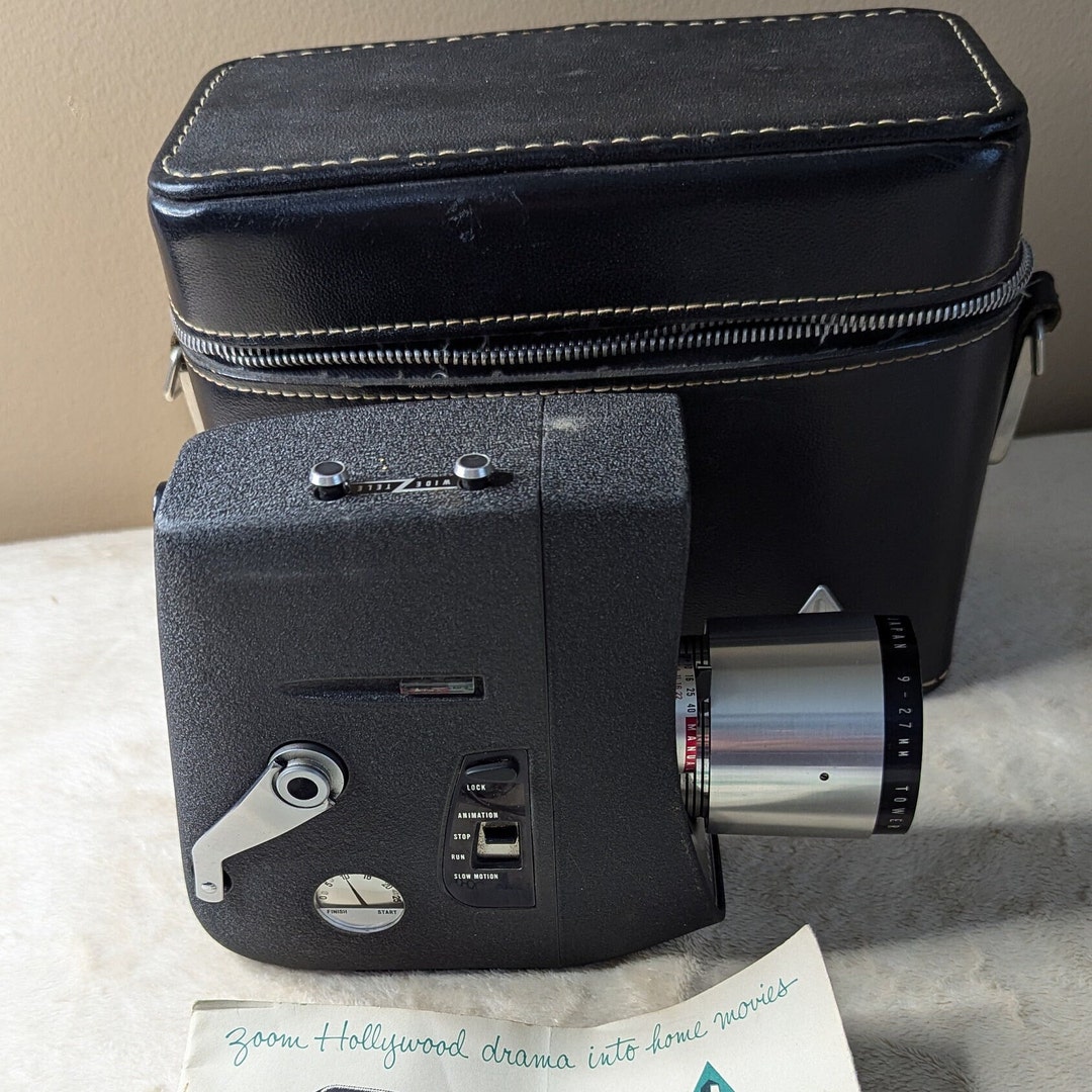 Sears Tower Varizoom 8mm Movie Camera and Manual 1960s - Etsy