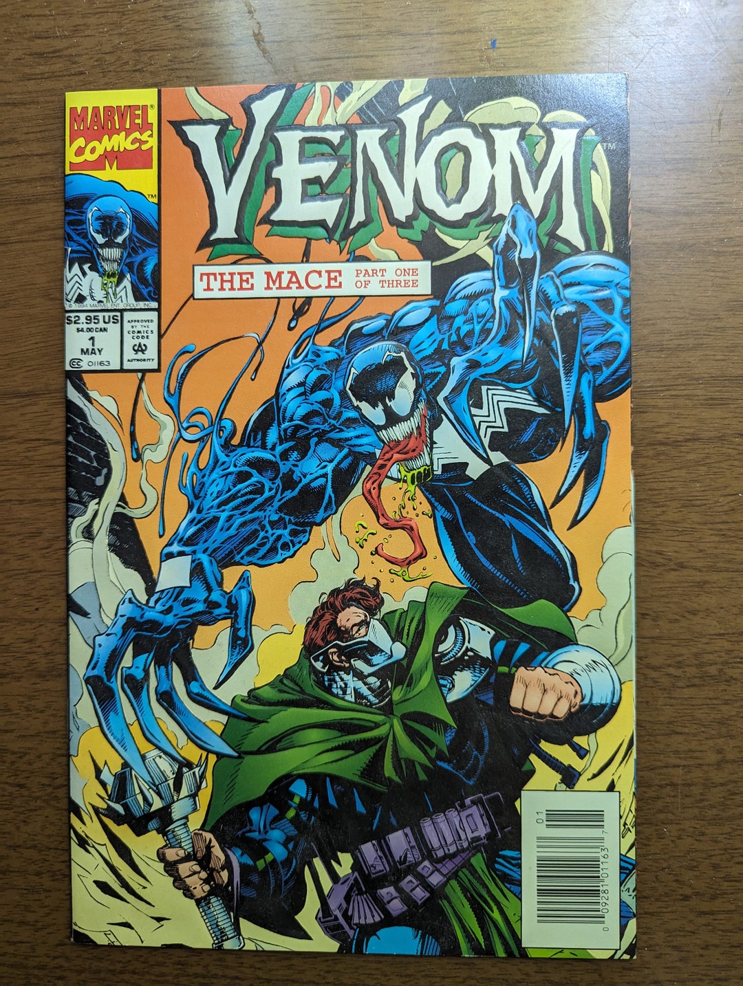 Marvel Comics Venom the Mace Part One of Three Volume 1 May 1 1994 - Etsy