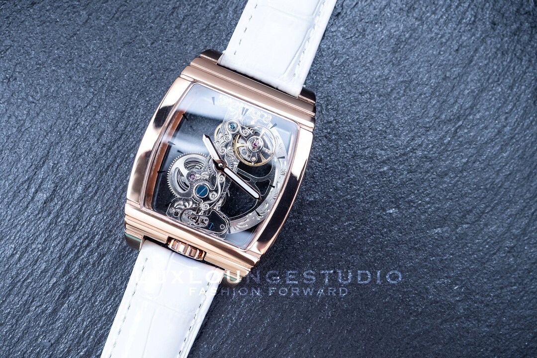 Personalized Automatic Mechanical Skeleton Bridge Movement Wrist Watch ...