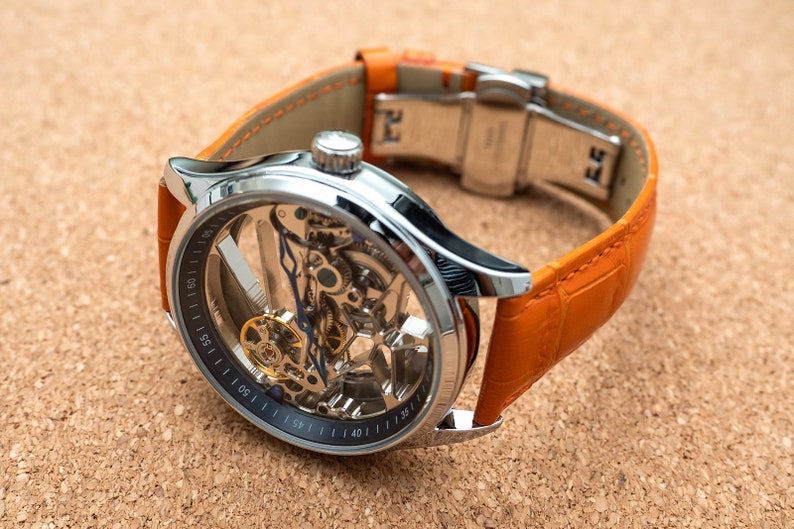 Mens Fashion Luxury Skeleton Automatic Mechanical Skeleton - Etsy