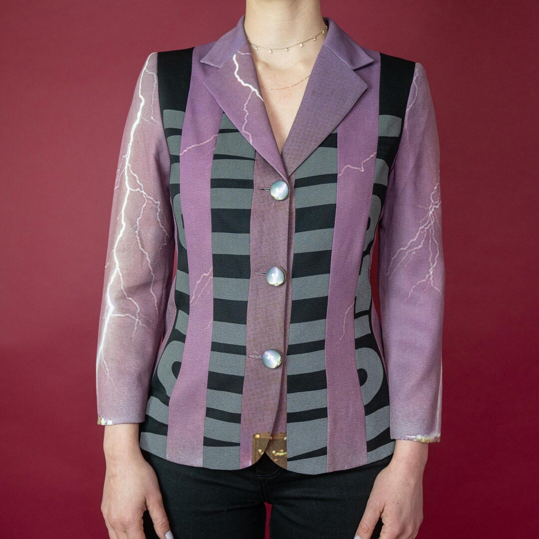 90s RARE COLLECTIBLE Cheap and Chic by MOSCHINO Designer Blazer - Size ...