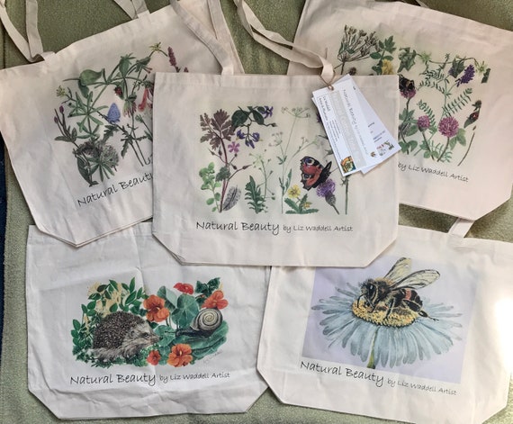 Sustainable Tote Bag Limited Edition Natural Beauty Range by | Etsy