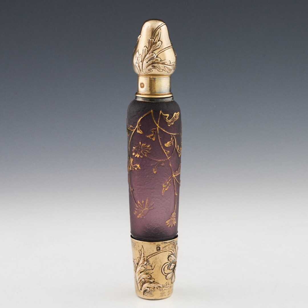 Daum Cameo Glass and Silver Opera 'muff' Flask or - Etsy Australia