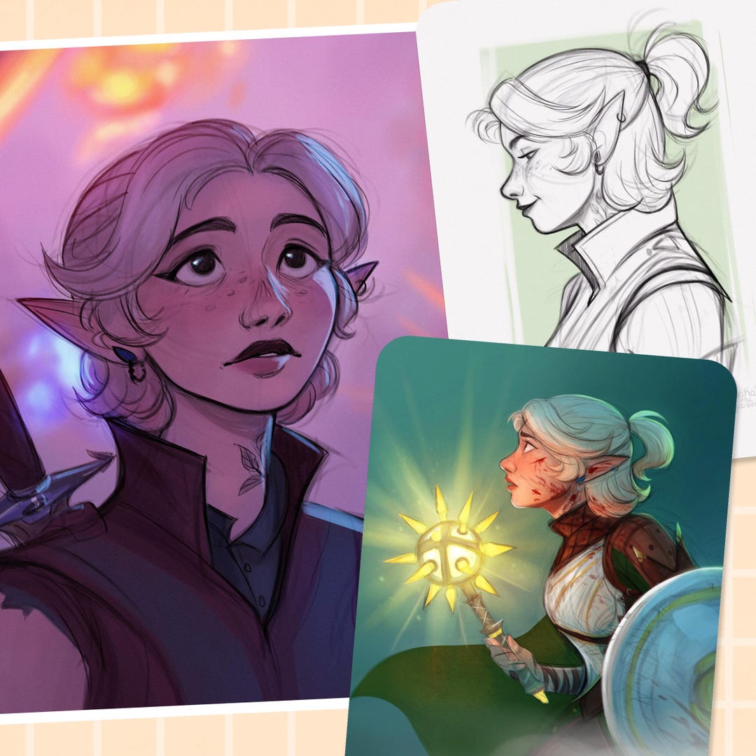 Elora (BG3 Tav) | ART PRINTS - Etsy