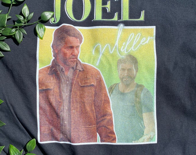 Limited Joel Miller the Last of Us Vintage T-shirt, Gift for Women and ...