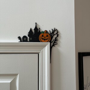 Halloween Door Corner Decorations | Halloween Decor | Pumpkin | Ghost ...
