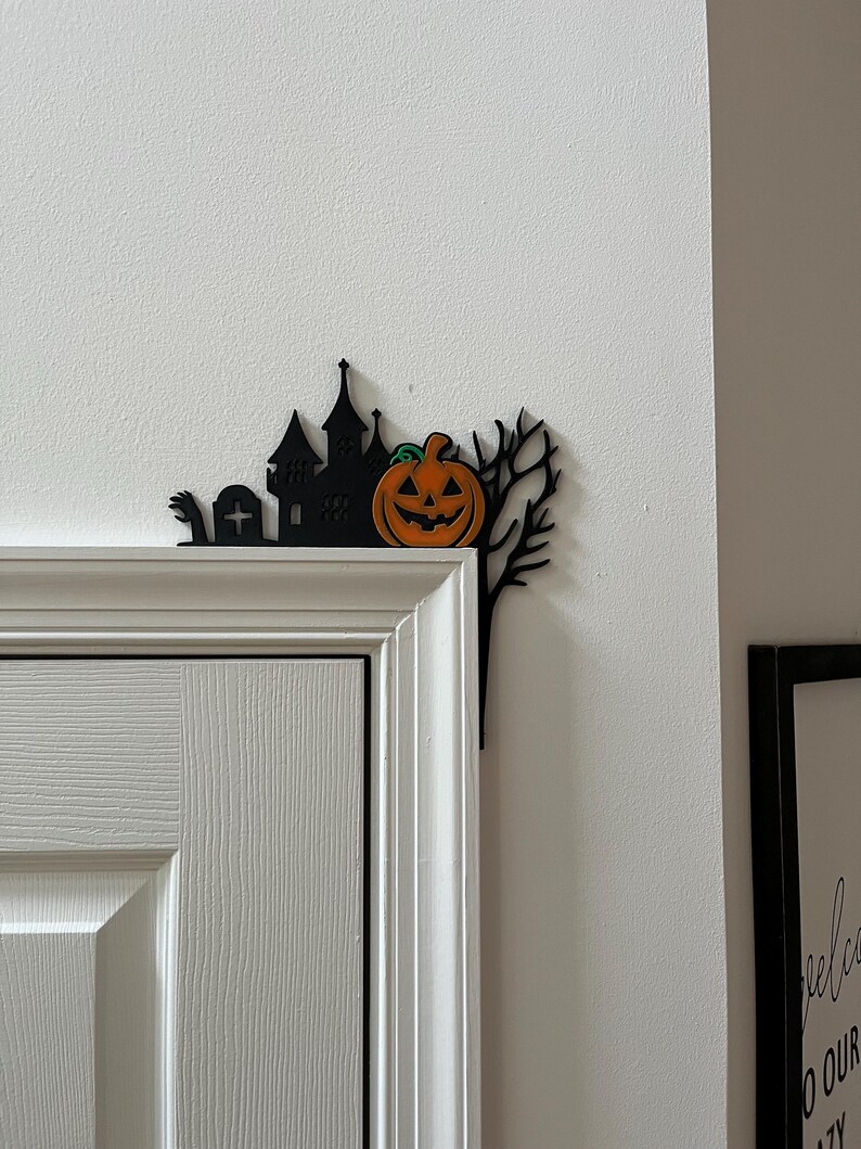 Halloween Door Corner Decorations | Halloween Decor | Pumpkin | Ghost ...