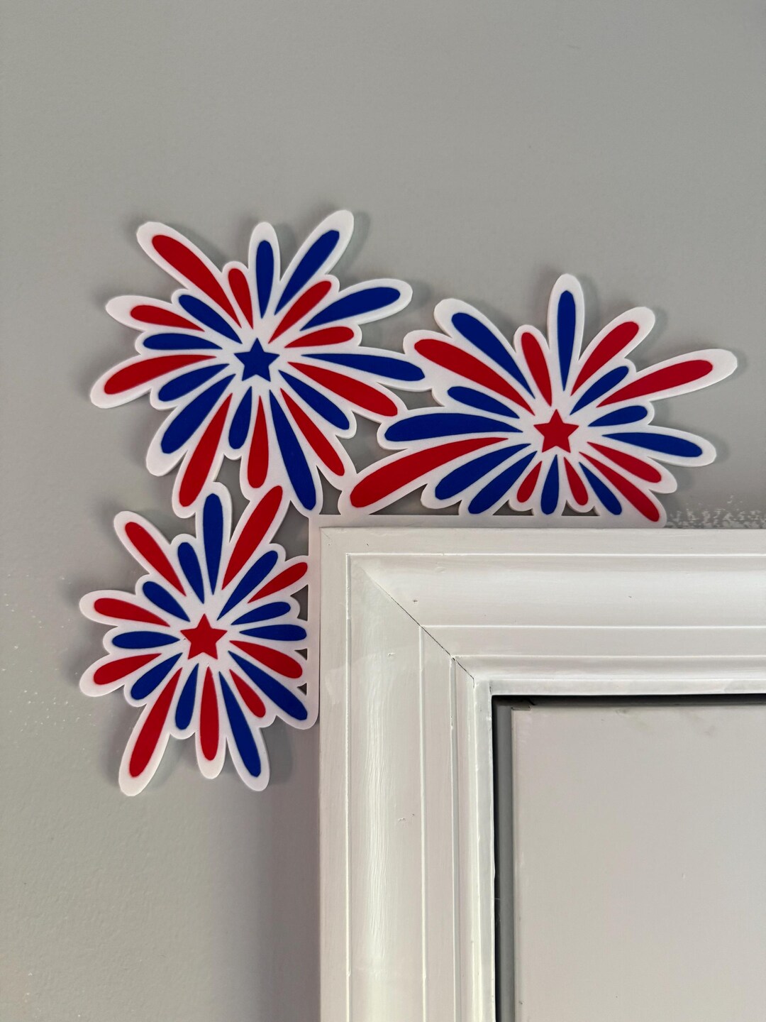 Fireworks Door Corner Decoration - Door Topper - Independence Day ...