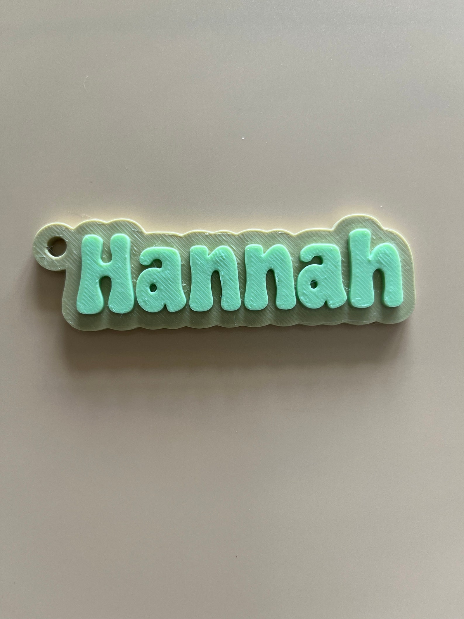 Personalized 3D Printed Name Tag | Custom Bag Tag - Etsy
