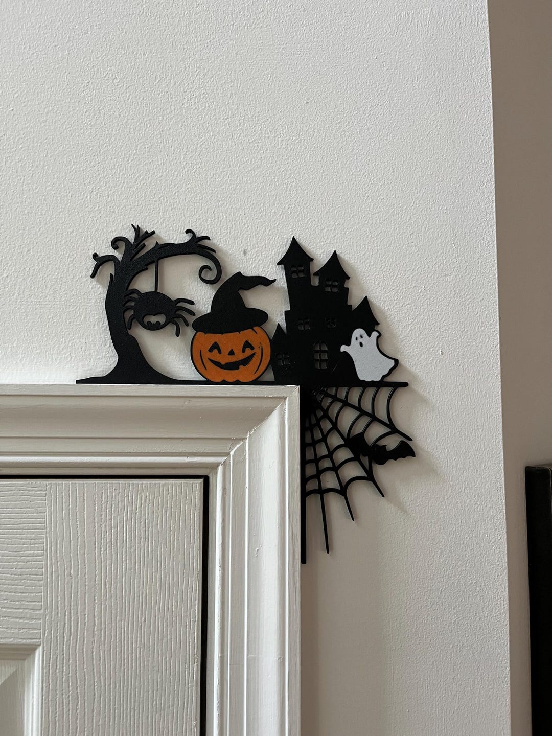Halloween Door Corner Decorations | Halloween Decor | Pumpkin | Ghost ...