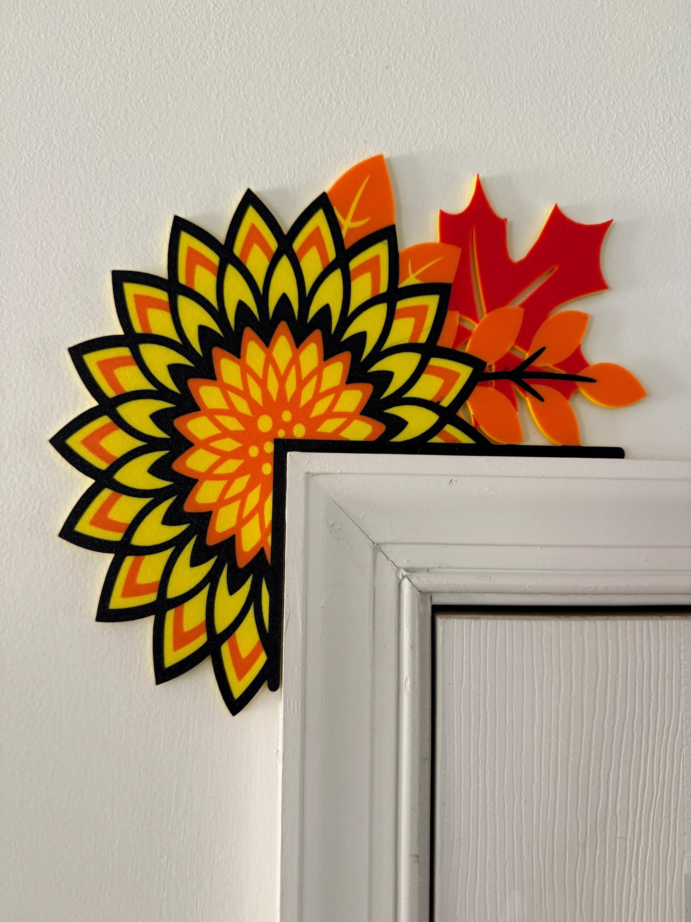 CLEARANCE Fall Door Toppers - Many Designs - Fall Door Corner Decor - Etsy