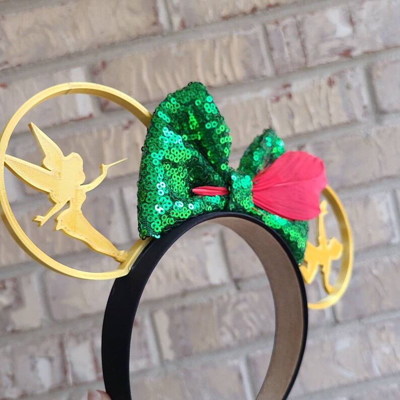 Peter Pan Park Mouse Ears, 3D Peter Pan Mouse Ears, Peter Pan Ears ...
