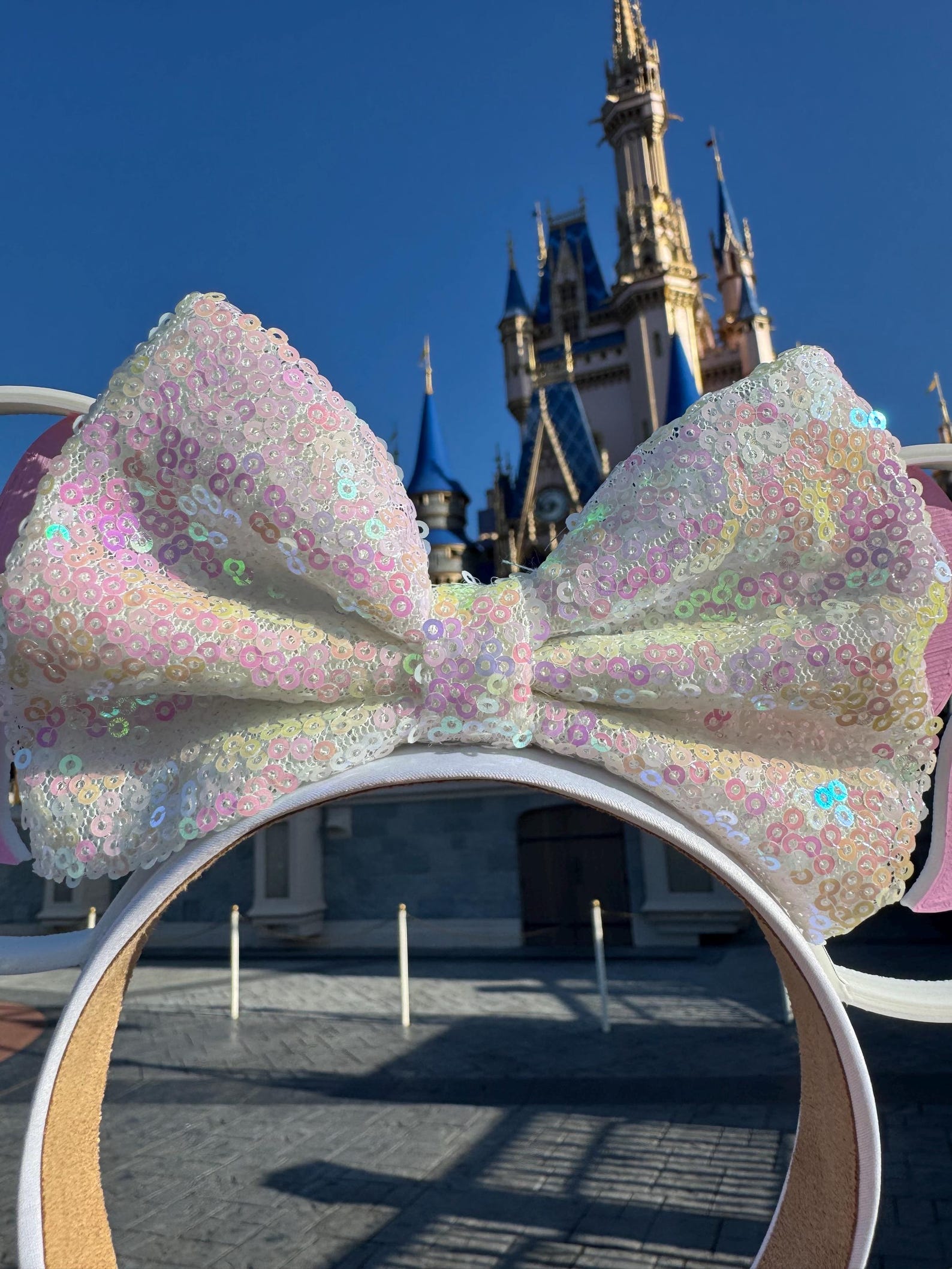 Coquette Bow Park Mouse Ears, 3D Coquette Bow Mouse Ears, Bow Ears ...
