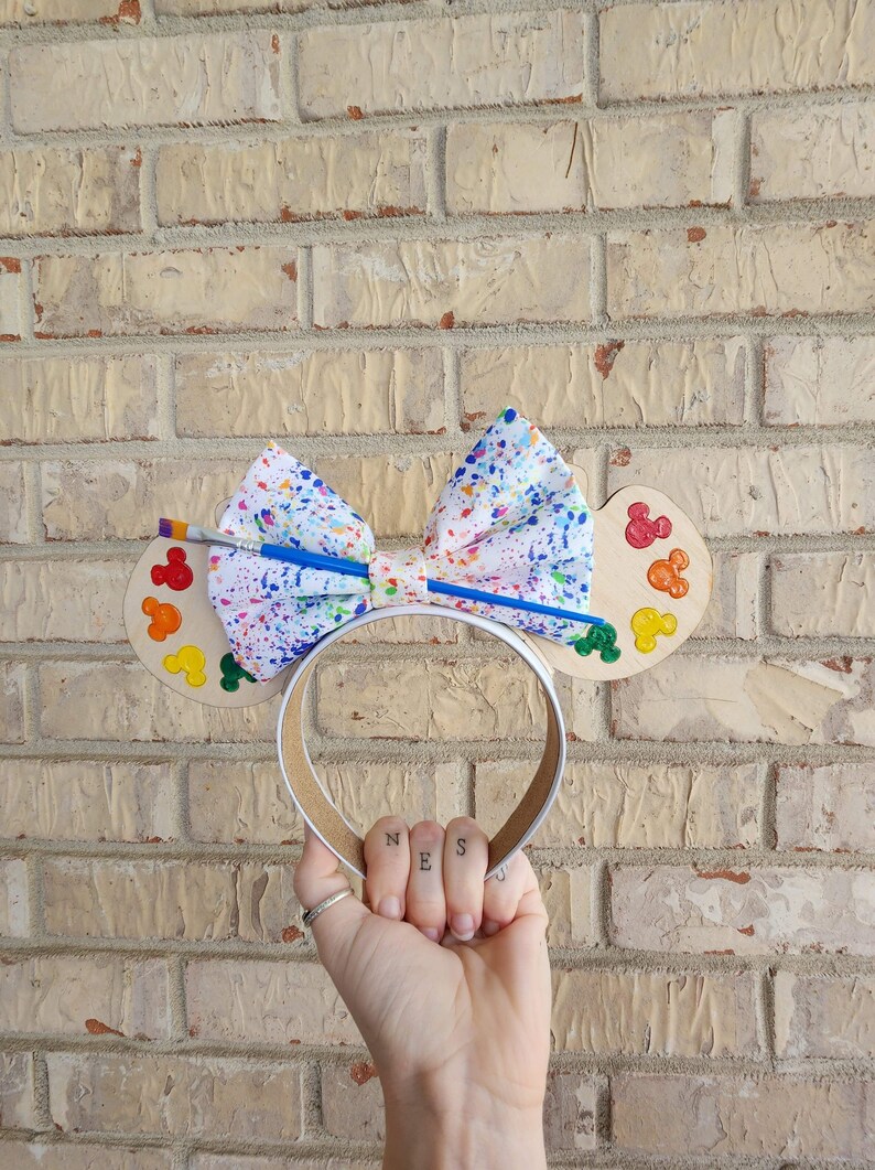 Artist Pallet Park Mouse Ears Festival of the Arts Mouse - Etsy