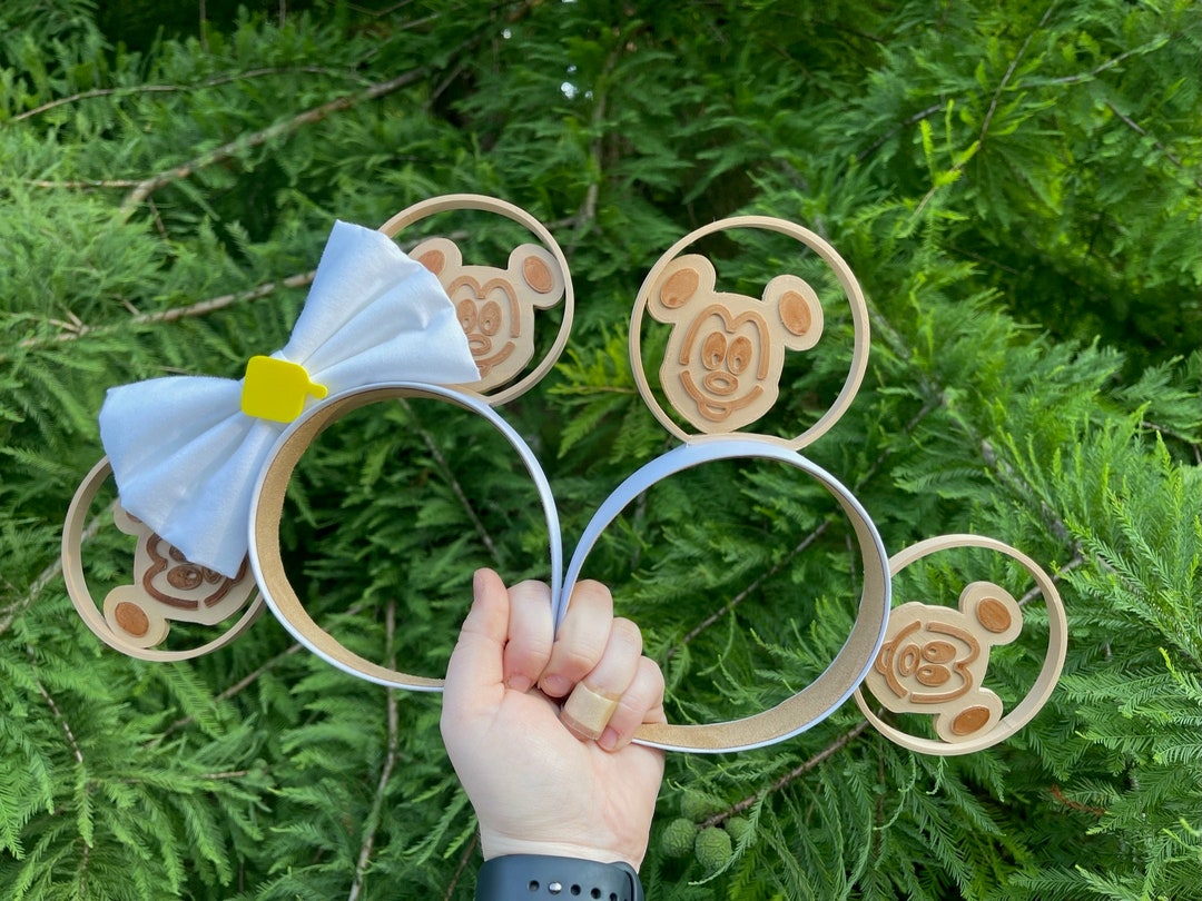 Waffle Park Mouse Ears, 3D Waffle Mouse Ears, Waffle Mouse Ears, Snack ...