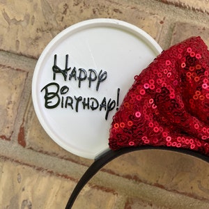 Birthday Park Mouse Ears, 3D Printed Mouse Birthday Ears, 3D Ears ...