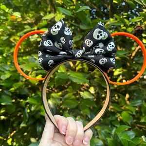 Skull Park Mouse Ears, 3D Halloween Mouse, Halloween Skull Mouse Ears ...