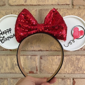 Birthday Park Mouse Ears, 3D Printed Mouse Birthday Ears, 3D Ears ...