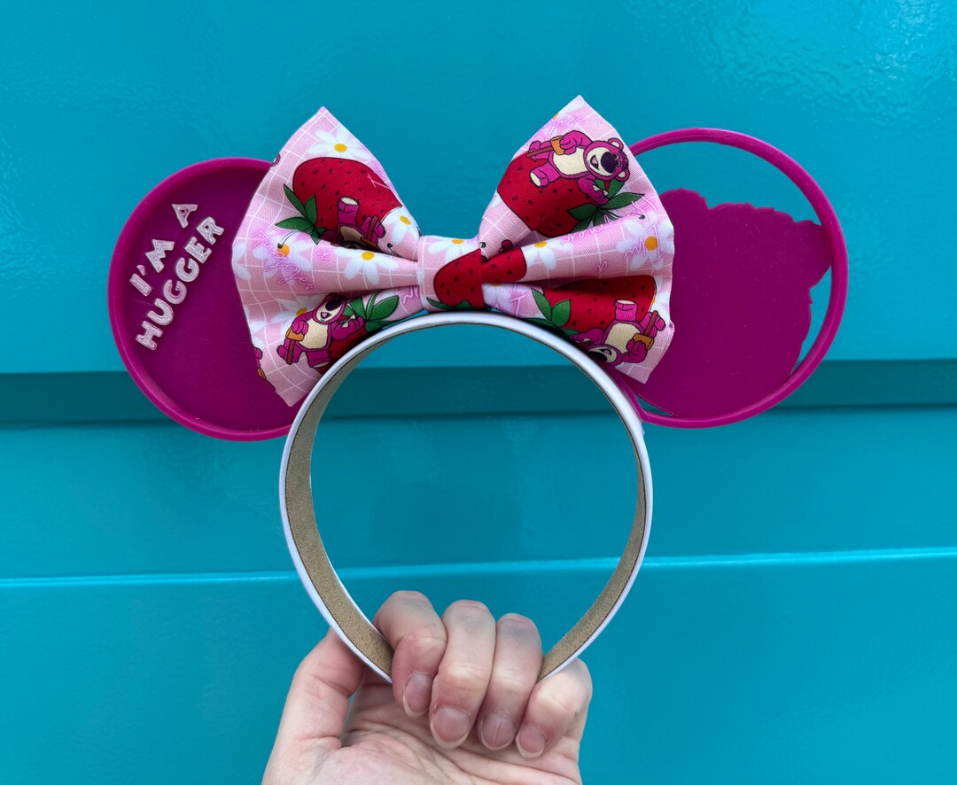 Lotso Park Mouse Ears, Toy Story Lotso Inspired 3D Printed Ears, Lotso ...