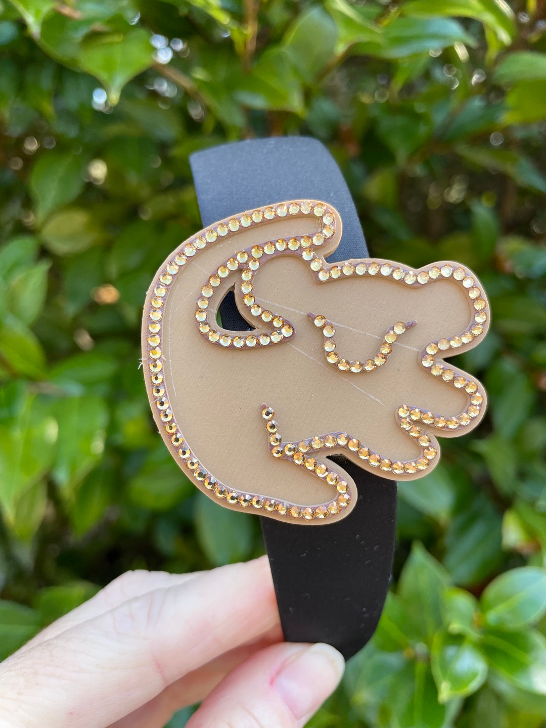 Rhinestone Simba Side Style Headband, Bedazzled Simba Side Headband ...