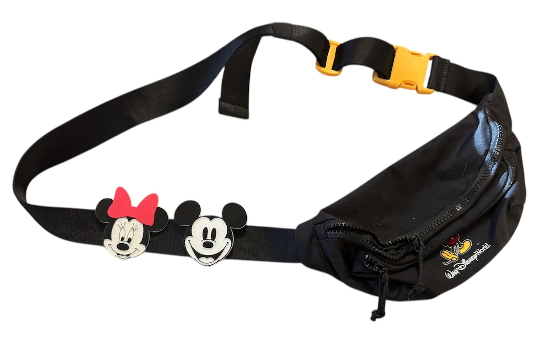 Mickey & Minnie Belt Bag Charm, Minnie Belt Bag Slide Charm, Mickey ...