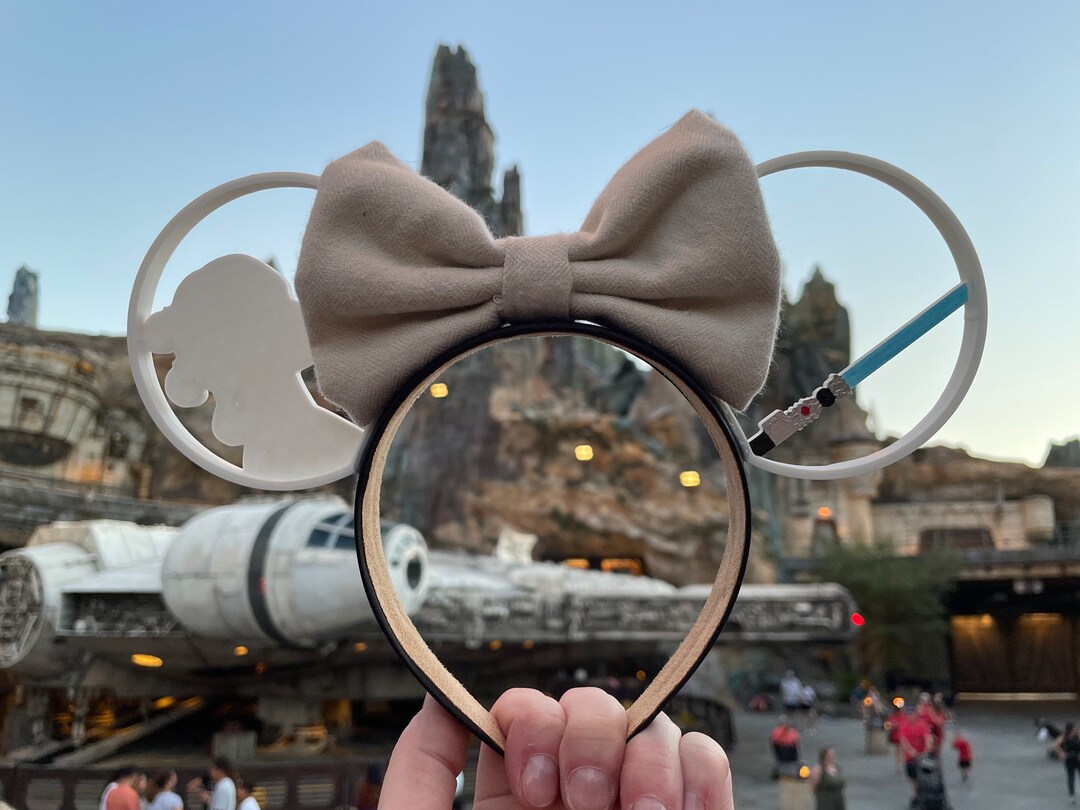 Rey Park Mouse Ears, Jedi Rey Mouse Ears, Rey Inspired 3D Printed Ears ...