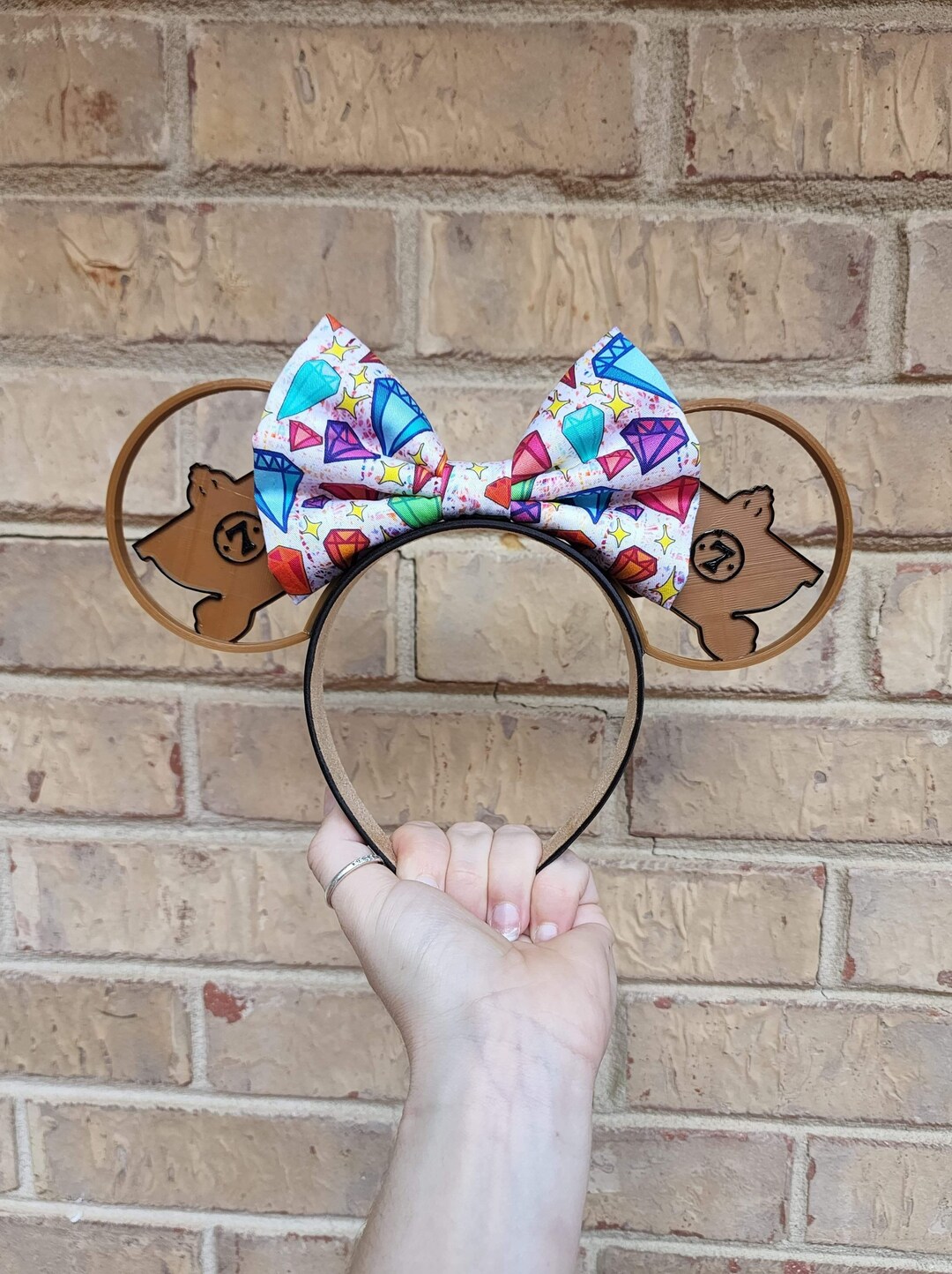 Mine Tain Park Mouse Ears, 3D 7 Dwarfs Mouse Ears, 7 Dwarfs Ears, Snow ...
