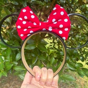 Classic Park Mouse Ears, 3D Printed Mouse Inspired Ears, 3D Ears, Polka ...