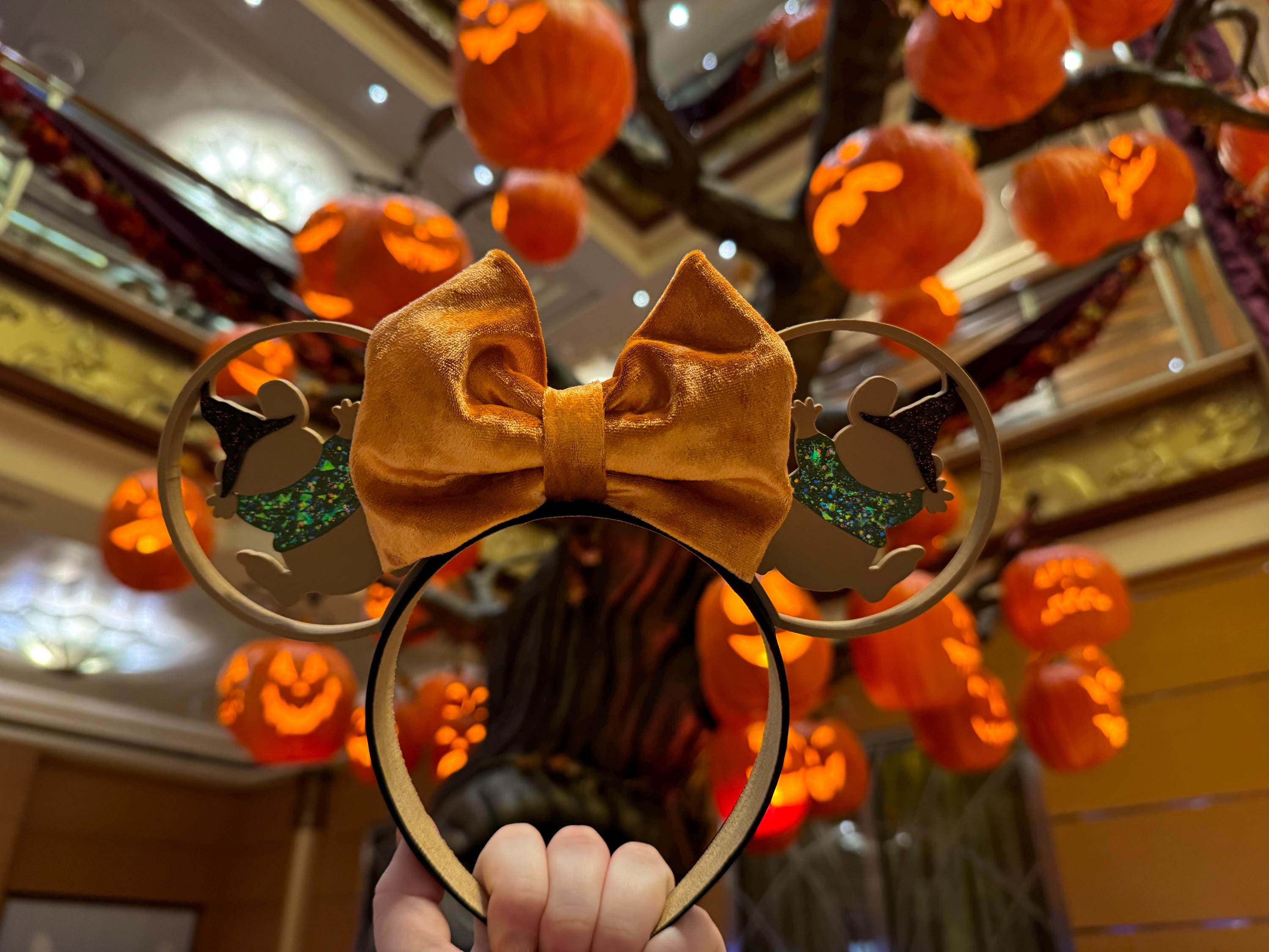 Halloween Gus Gus Inspired Park Mouse Ears, Halloween Gus Mouse Ears ...