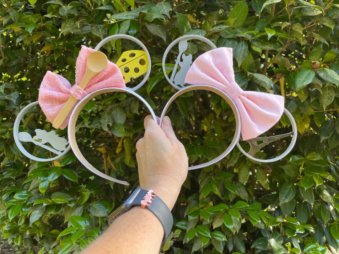 Ratatouille Park Mouse Ears, 3D Printed Remy Minnie Mouse Inspired Ears ...