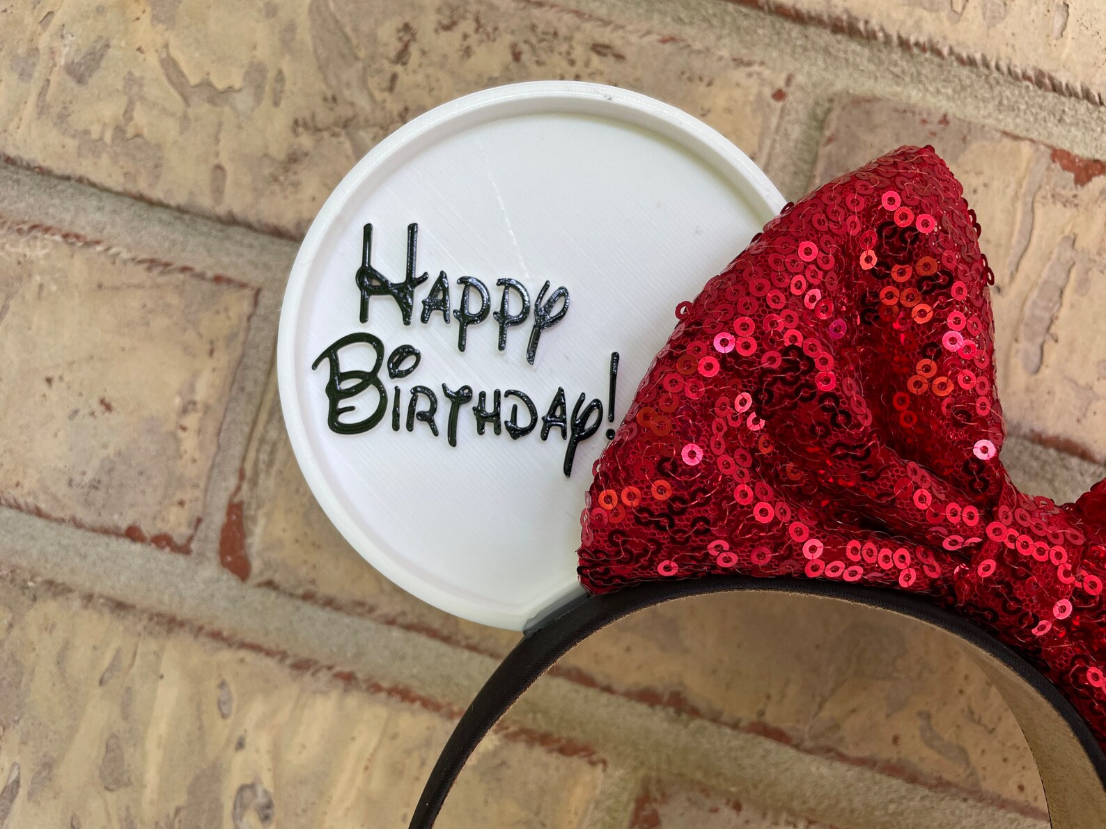 Birthday Park Mouse Ears, 3D Printed Mouse Birthday Ears, 3D Ears ...