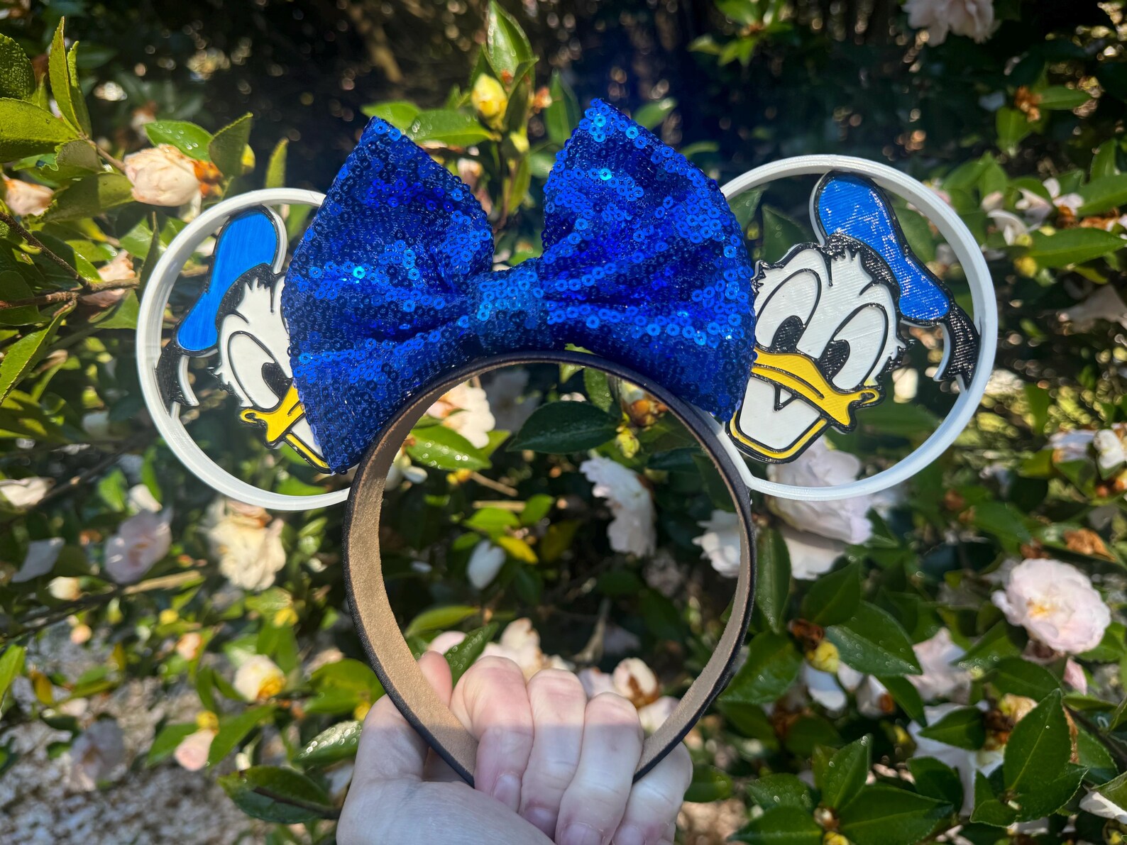 Donald Duck Park Mouse Ears, 3D Printed Donald Duck Mouse Ears, 3D Ears ...