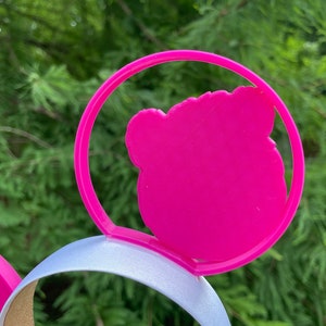 Lotso Park Mouse Ears, Toy Story Lotso Inspired 3D Printed Ears, Lotso ...