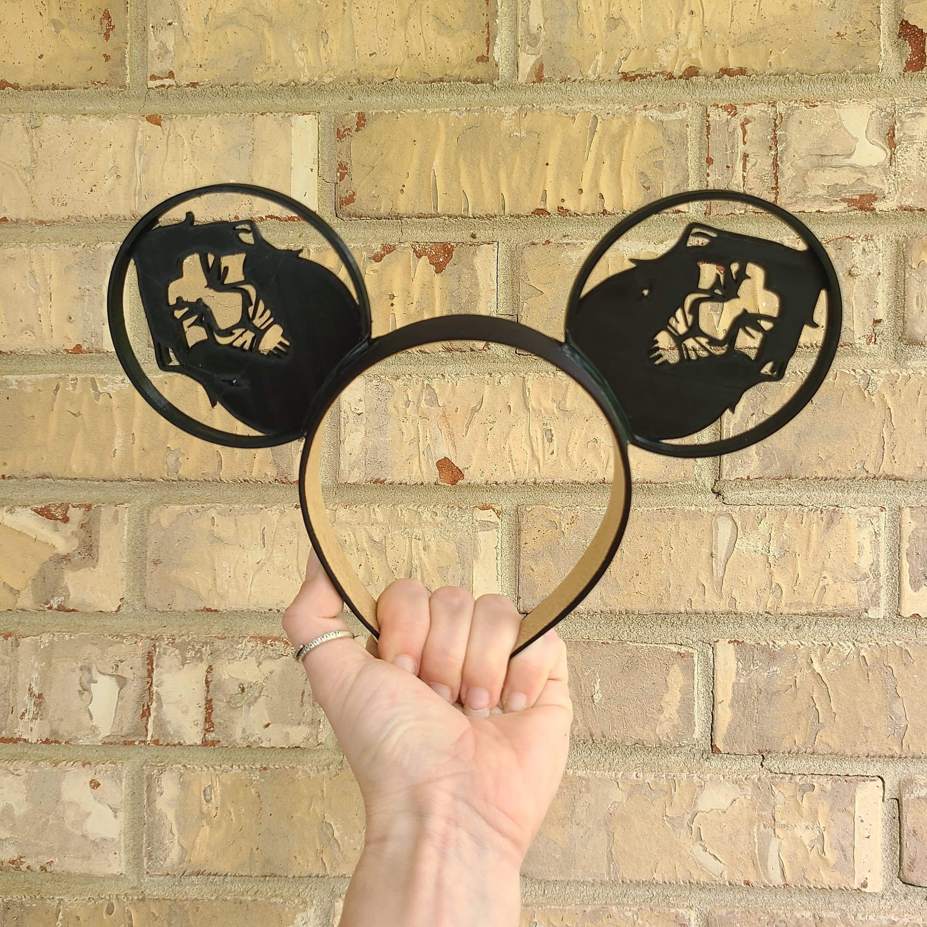 Scar Park Mouse Ears Scar Inspired 3D Printed Ears Lion King - Etsy
