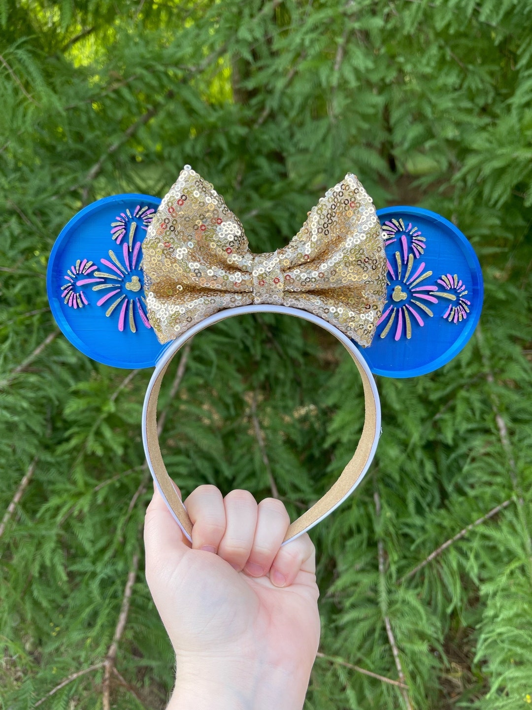 Happily Everafter Fireworks Park Mouse Ears, 3D Fireworks Celebration ...