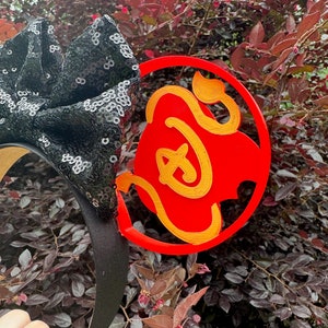 Descendants Park Mouse Ears, Mal Descendants Inspired 3D Ears ...