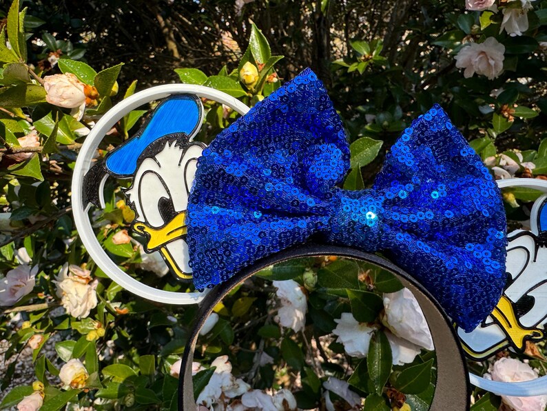 Donald Duck Park Mouse Ears, 3D Printed Donald Duck Mouse Ears, 3D Ears ...