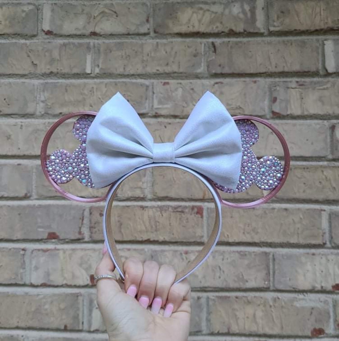 Rhinestone Park Mouse Ears, 3D Mouse Head Ears, Rhinestone Mouse Head ...