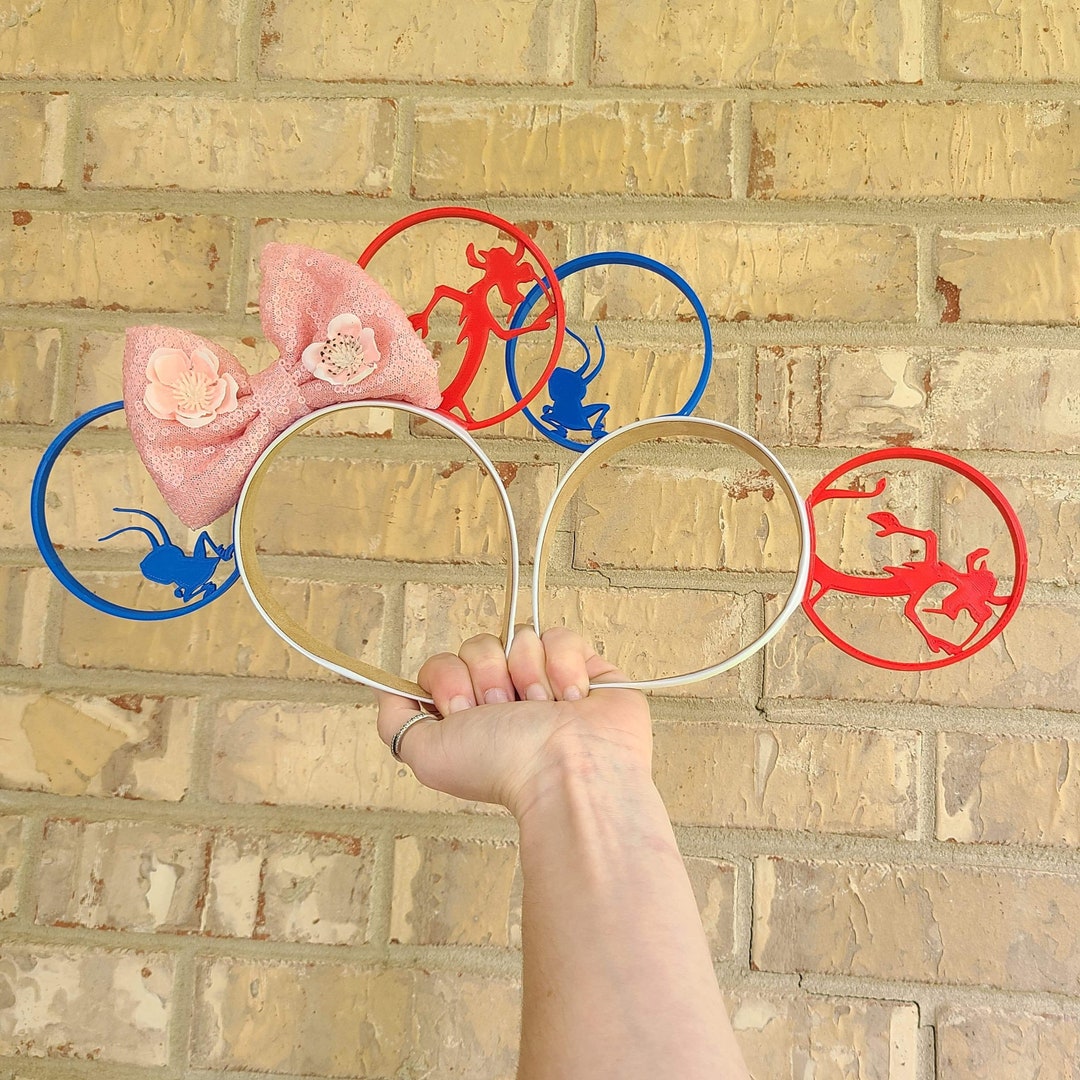 Mushu Park Mouse Ears, Mulan Inspired 3D Printed Ears, Mulan Inspired ...