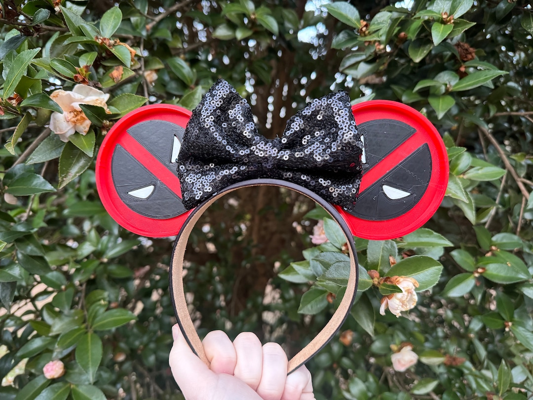 Deadpool Park Mouse Ears, 3D Deadpool Mouse Ears, Deadpool Ears ...
