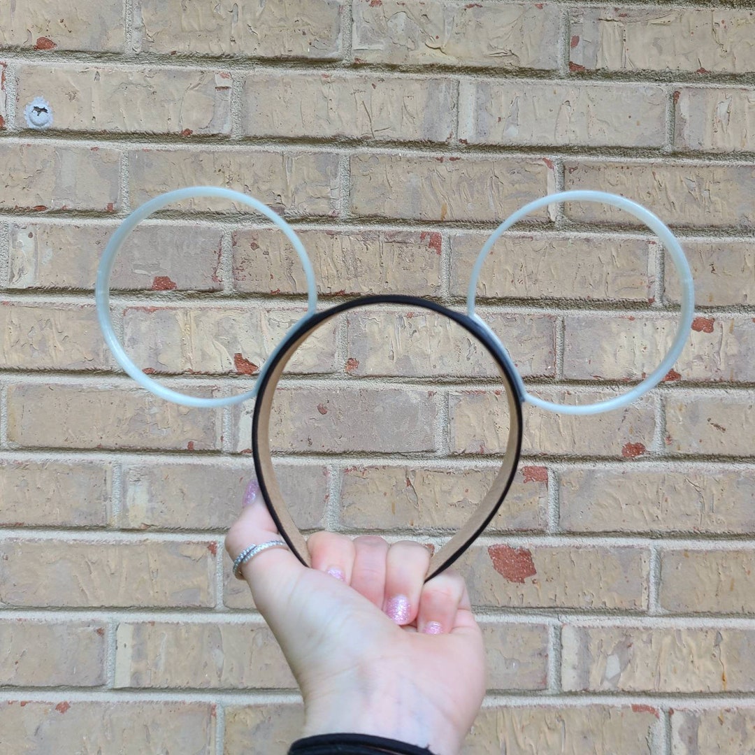 Glow in the Dark Circle Park Mouse Ears, 3D Printed Mouse Inspired Ears ...