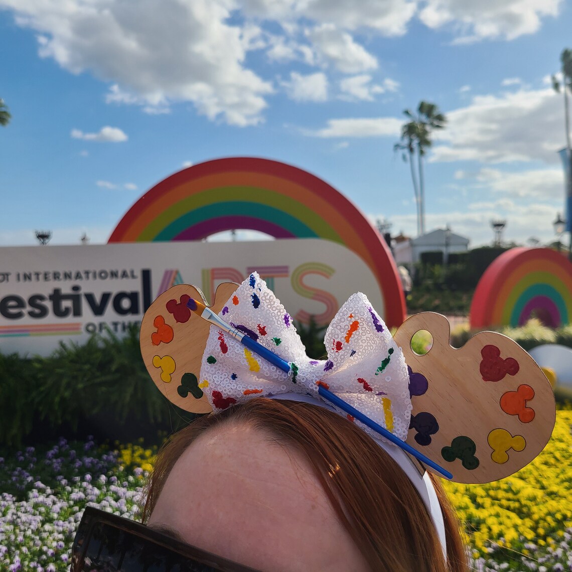 Artist Pallet Park Mouse Ears Festival of the Arts Mouse - Etsy