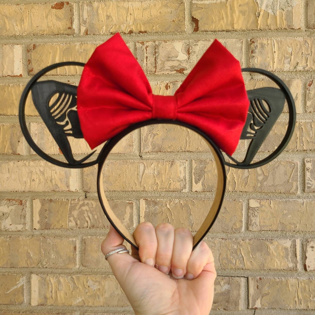 Kylo Ren Park Mouse Ears, Kylo Ren Mouse Ears, Kylo Ren Inspired 3D ...