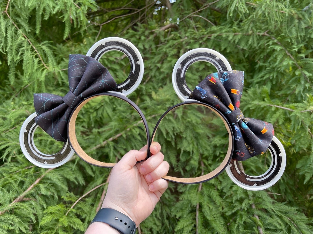 Tron Lightcycle Park Mouse Ears, 3D Tron Glow in the Dark Ears, Tron ...