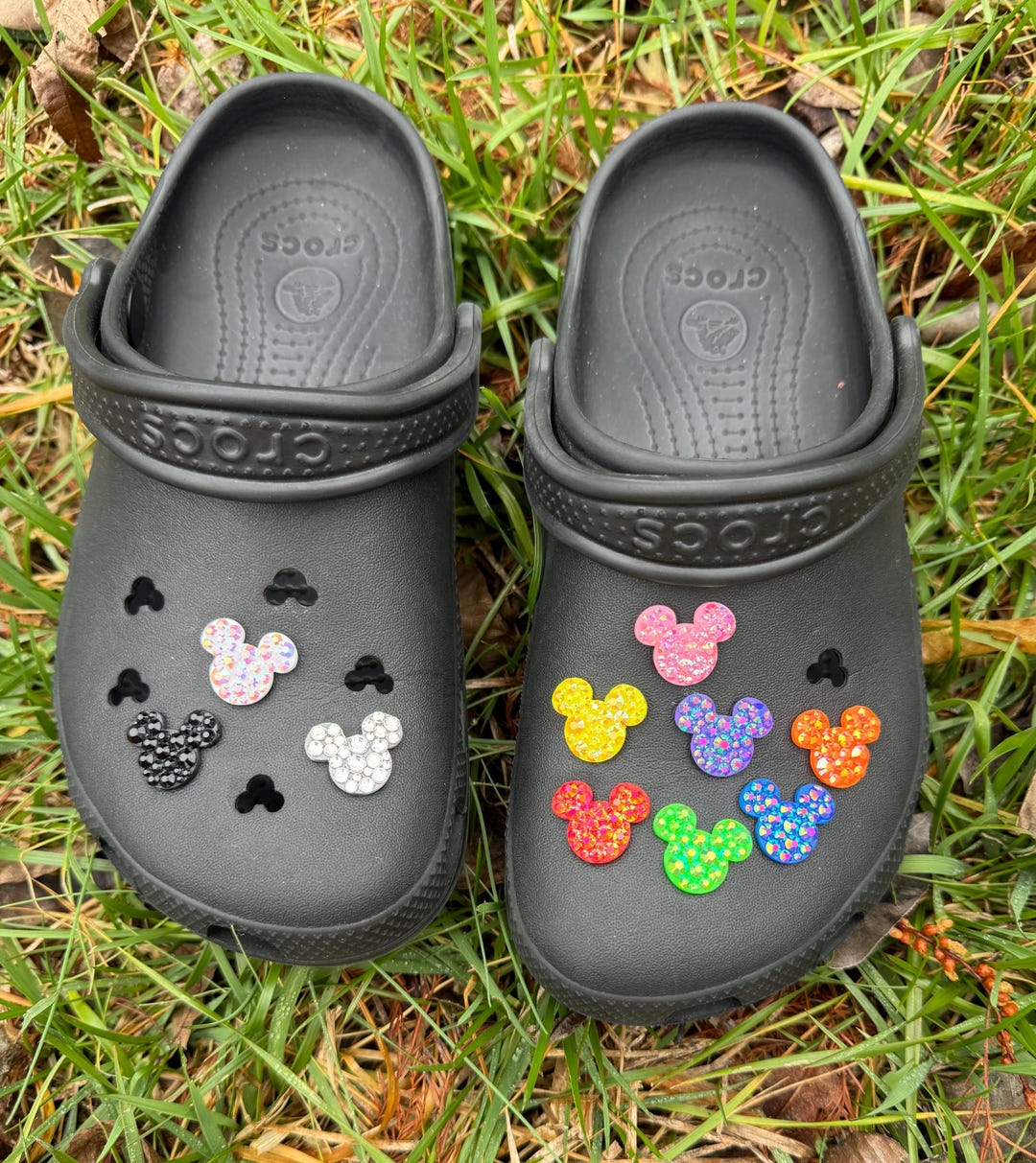 Rhinestone 3D Printed Shoe Charm, Bedazzled Mouse Croc Charm ...