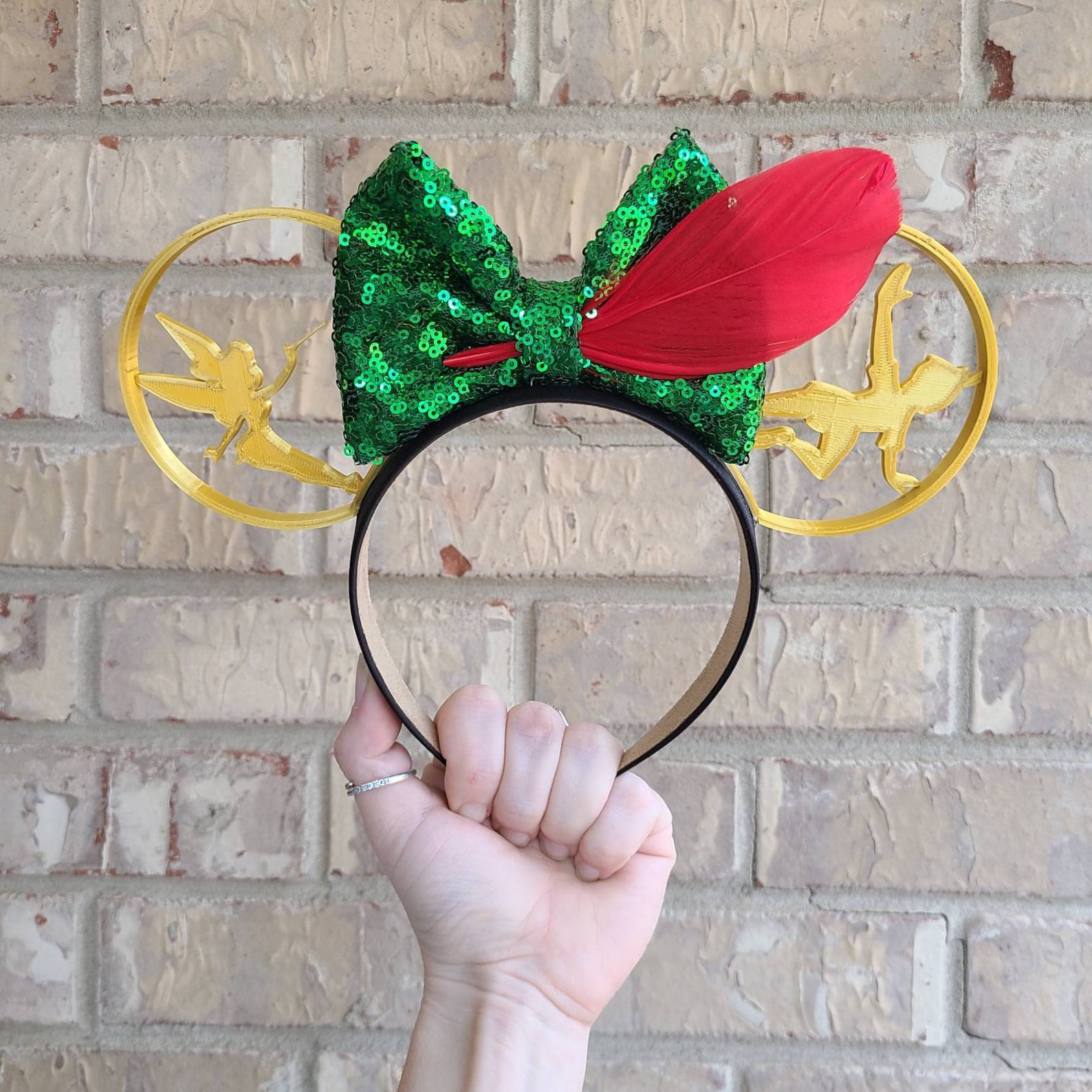 Peter Pan Park Mouse Ears, 3D Peter Pan Mouse Ears, Peter Pan Ears ...