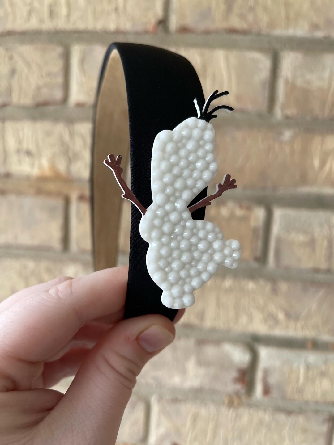 Rhinestone Olaf Side Style Headband, Bedazzled Olaf Side Headband ...