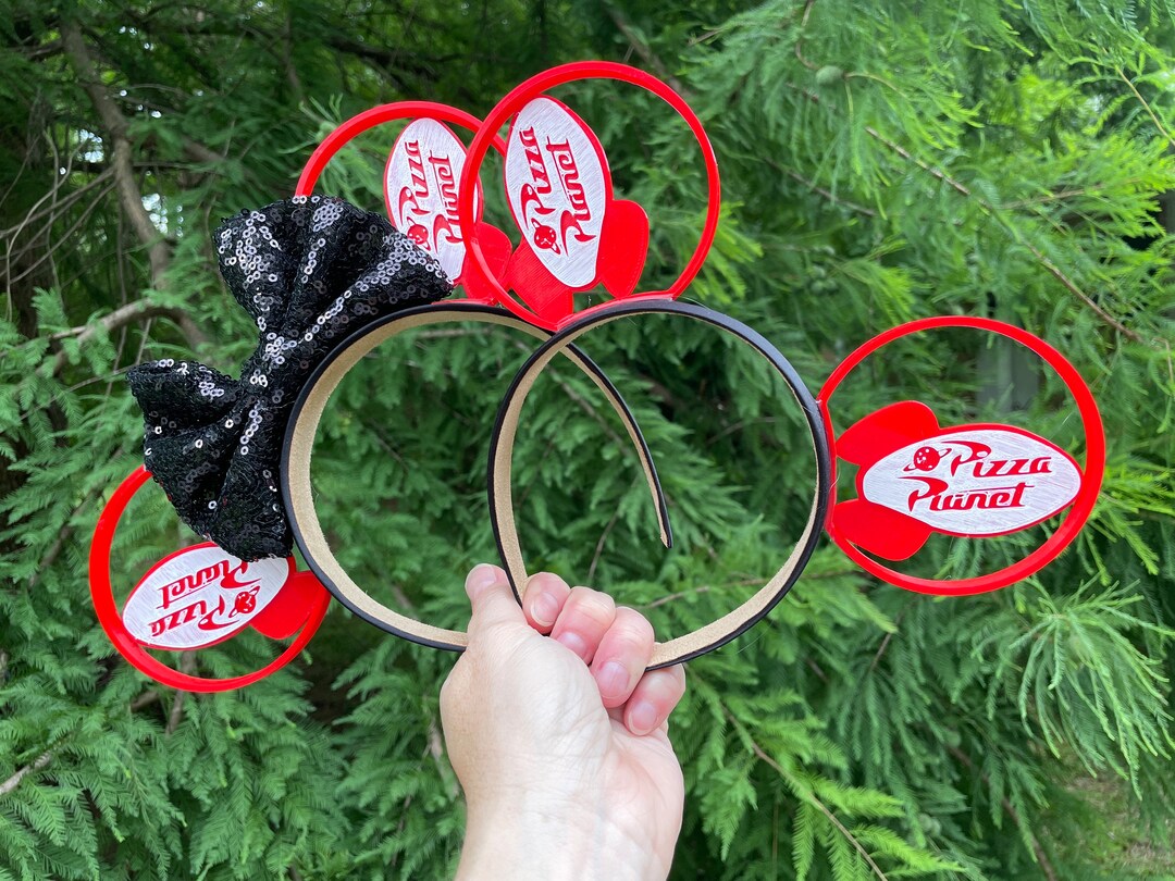 Pizza Planet Park Mouse Ears, Toy Story Pizza Planet Inspired 3D ...